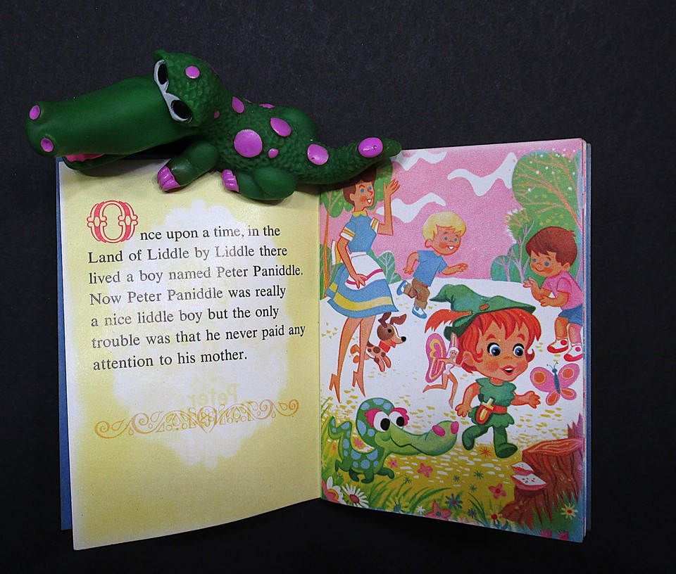 1967 Liddle Kiddles Peter Pandiddle, Crocodile, Tinkerbell, Storybook ...