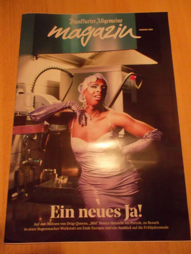 Frankfurter Allgemeine Magazin Januar 2025 Format 400x280mm,Drag-Queens ...