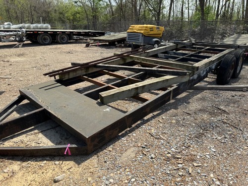 Homemade 24ft Tandem Axle Utility Trailer – 8 Lug – No Title – Project ...