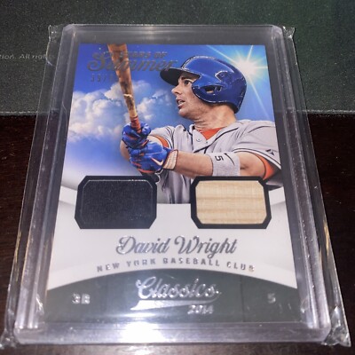 Panini Stars Of The Summer David Wright Jersey Bat Dual Relic GU SP/99 ...