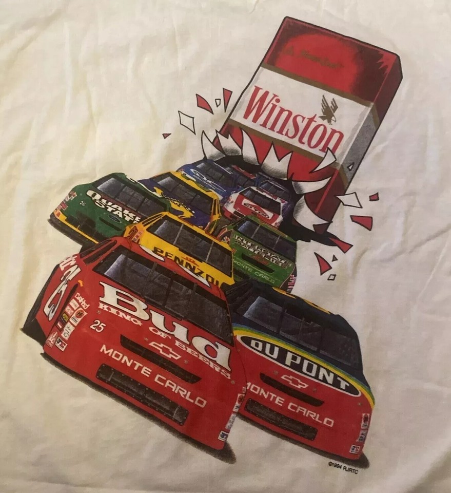 NASCAR Winston Cup NWOT 1994 Pocket Retro Vintage T-Shirt Gift Fans | eBay