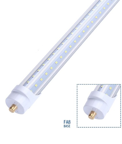 Single Pin FA8 5 FT 36 Watt 6500K Clear F60 T12 T8 Replacement LED Tube ...