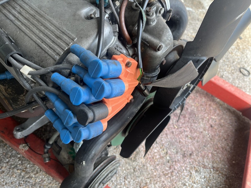 1985 bmw 735i m30 engine complete with ecm and complete un damage wire ...