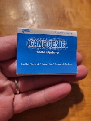 Game Genie Code Update For Nintendo Game Boy Compact System Volume 1 No ...