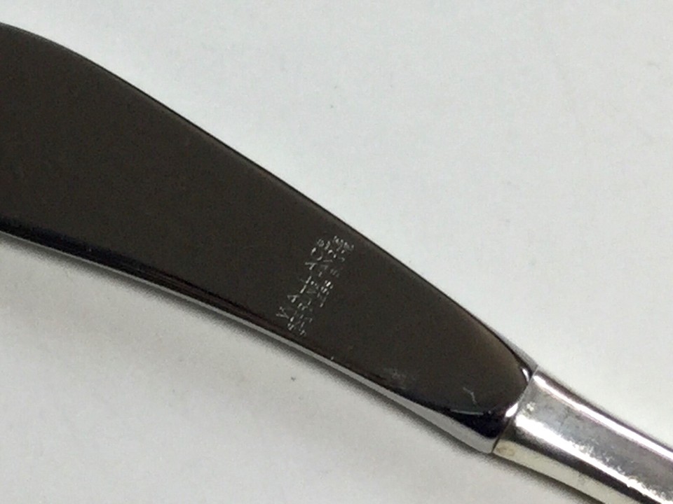 Sterling Wallace Butter Knife Silver 925 Spanish Lace Burnished Finish ...