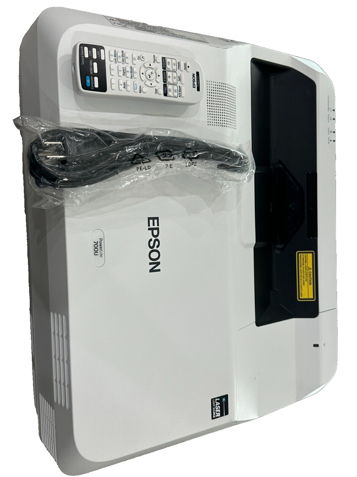 Epson PowerLite 700U WUXGA 4000 Lumen 3LCD Ultra-short Throw Laser ...