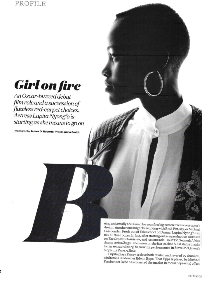 Elle Magazine Cameron Russell Fashion Lupita Nyong'o Runway Style Skin ...