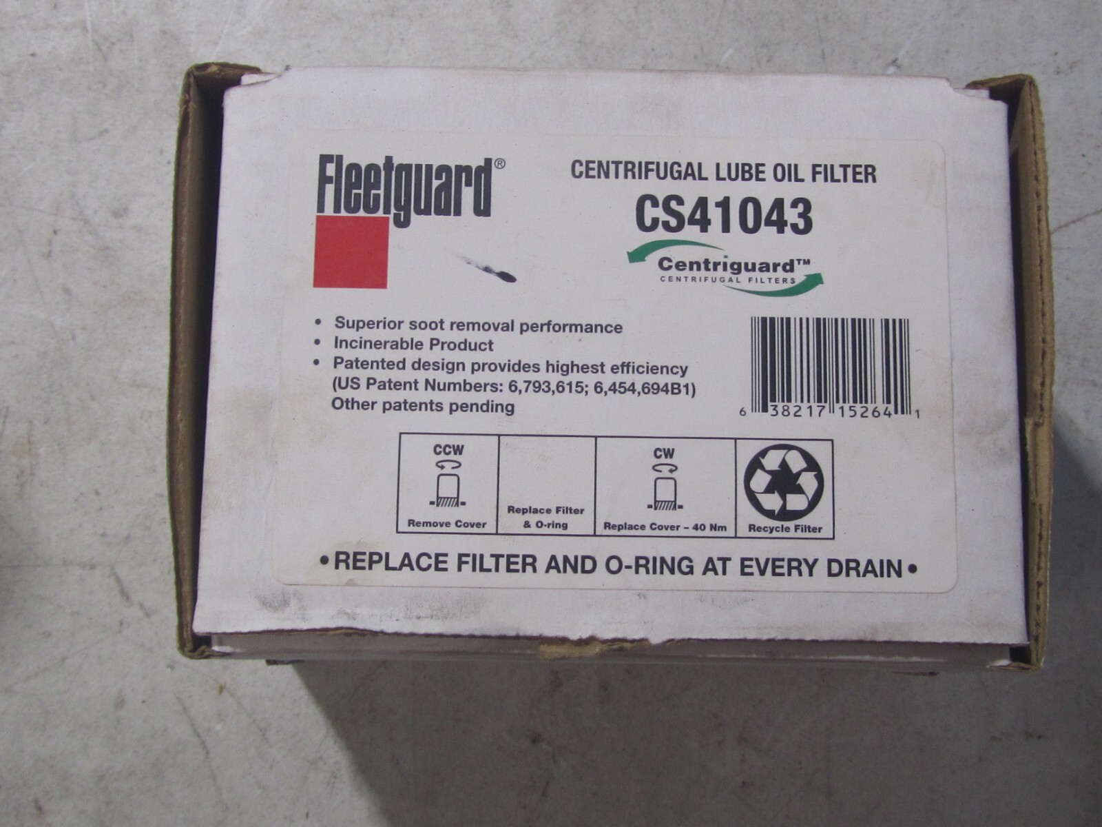 FLEETGUARD CS41043 - cross reference oil filters | oilfilter ...