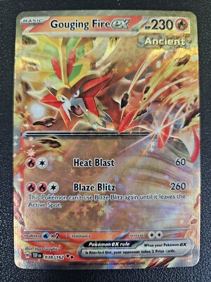 Gouging Fire ex - 038/162 - NM/M - Double Rare - Temporal Forces ...