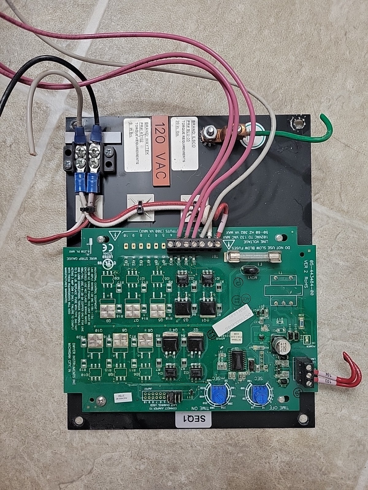 Dwyer DCT504A SC-H Jet Pulse Timer 1ph 05-443484-00 Donaldson Torit | eBay