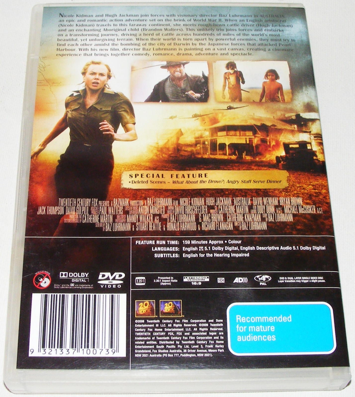 AUSTRALIA --- ( DVD- Free Post ) 9321337100739 | eBay