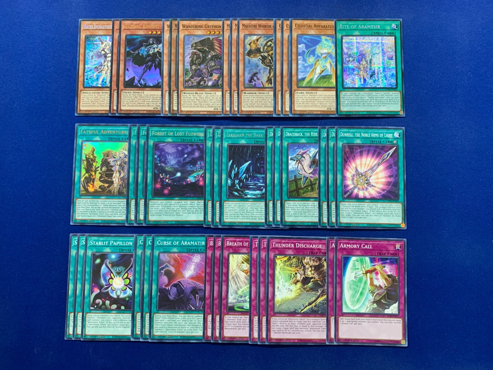 Yu-Gi-Oh! - Complete Rite of Aramesir / Adventure Token Deck | eBay