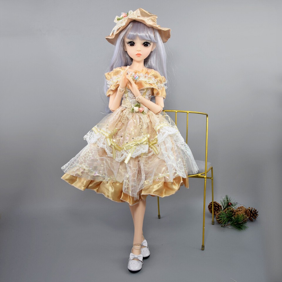 24inch 1/3 Scale BJD Doll Palace Dress Clothes Children's Gift Toys ...