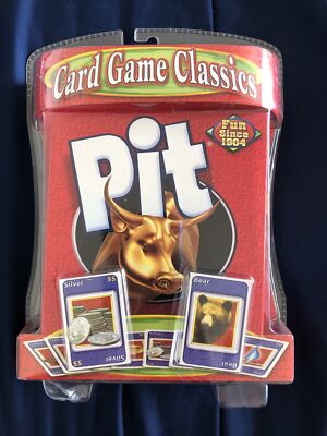 Hasbro PIT Corner the Market Stock Family Fun Game With Card Tray NEW ...