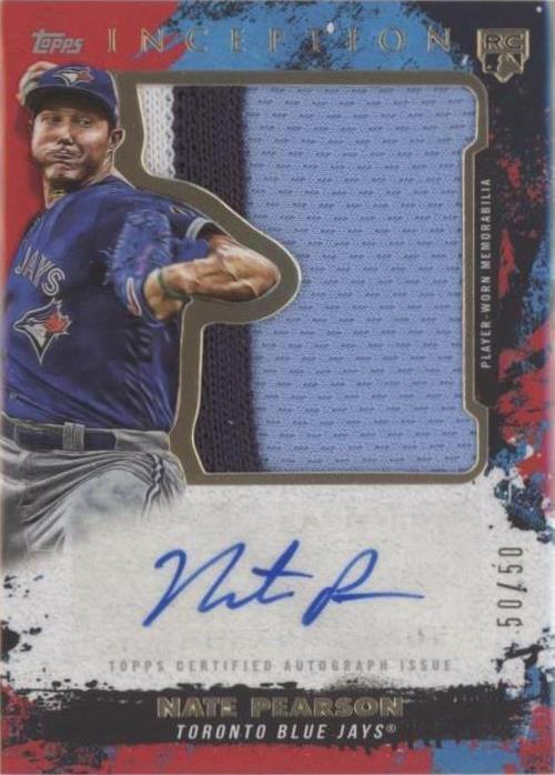 2021 Topps Inception - Autograph Jumbo Patch Nate Pearson #AJP-NP Red ...
