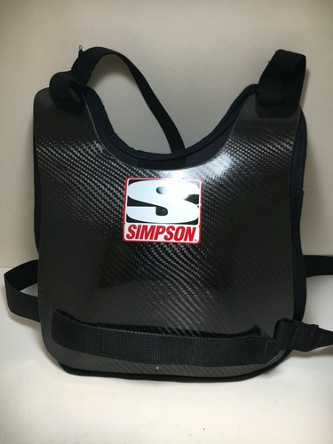 SIMPSON Chest Protector Carbon Fiber Safety Equipment Racing Black ...