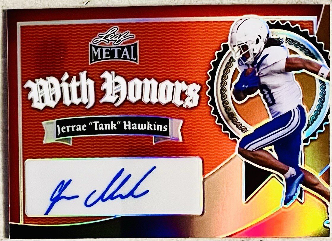 2024 Jerrae "Tank" Hawkins 4/4 Leaf Metal With Honors Red Auto Florida ...