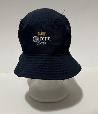 Corona Extra Bucket Hat Cap Adult Blue Logo Embroidered Mens | eBay