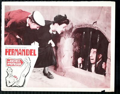 Lobby Card: Easiest Profession 11"x14" Lobby Card Fernandel Mag-Avril ...
