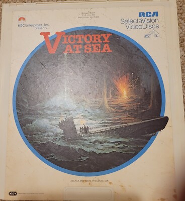 Vintage CED Video Disk Victory at Sea | eBay