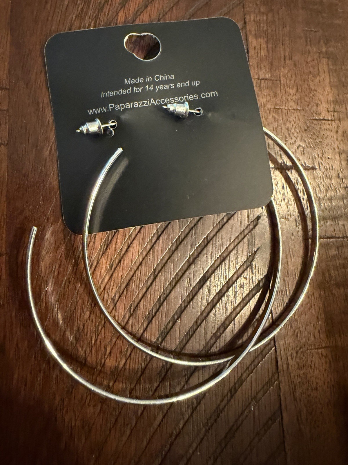 Paparazzi Silver Hoop Earrings Metal Round Continuous Lobe Fashion | eBay