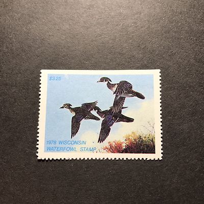 WTDstamps - Wisconsin 1978 - State Duck Stamp - Mint OG NH | eBay