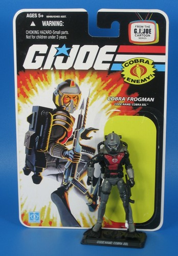 2008 Gi Joe MOC Cobra Frogman Eel Cartoon Series 25th 100 Hasbro for ...