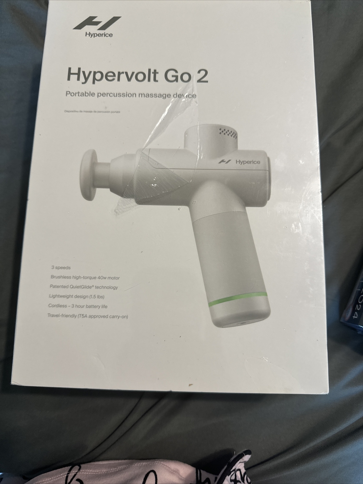 Brand New Hyperice Hypervolt Go 2 Percussion Massage Device Sealed ...
