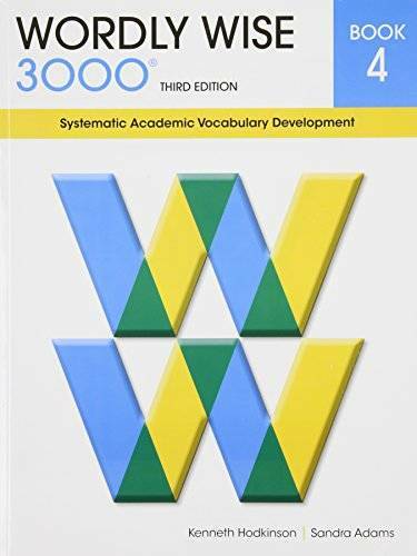 Wordly Wise 3000 Book 4: Systematic Academic Vocabulary Development - GOOD 9780838876046| eBay