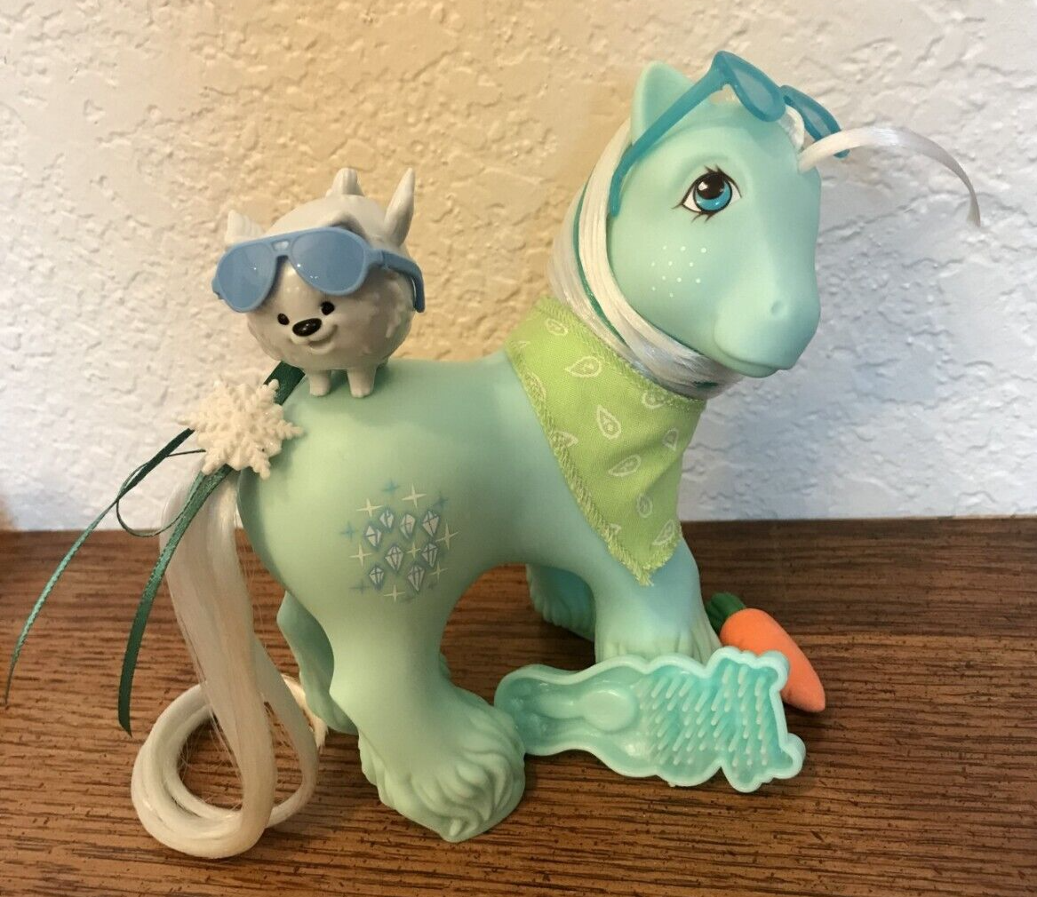 Vintage G1 My Little Pony ICE CRYSTAL MOUNTAIN BOY, BRUSH, Big Brother ...