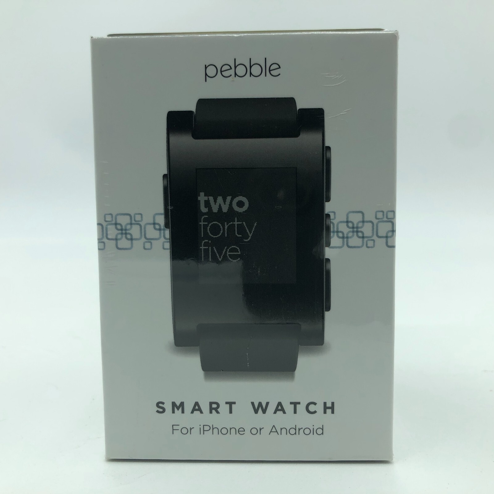 Pebble Watch Jet Black