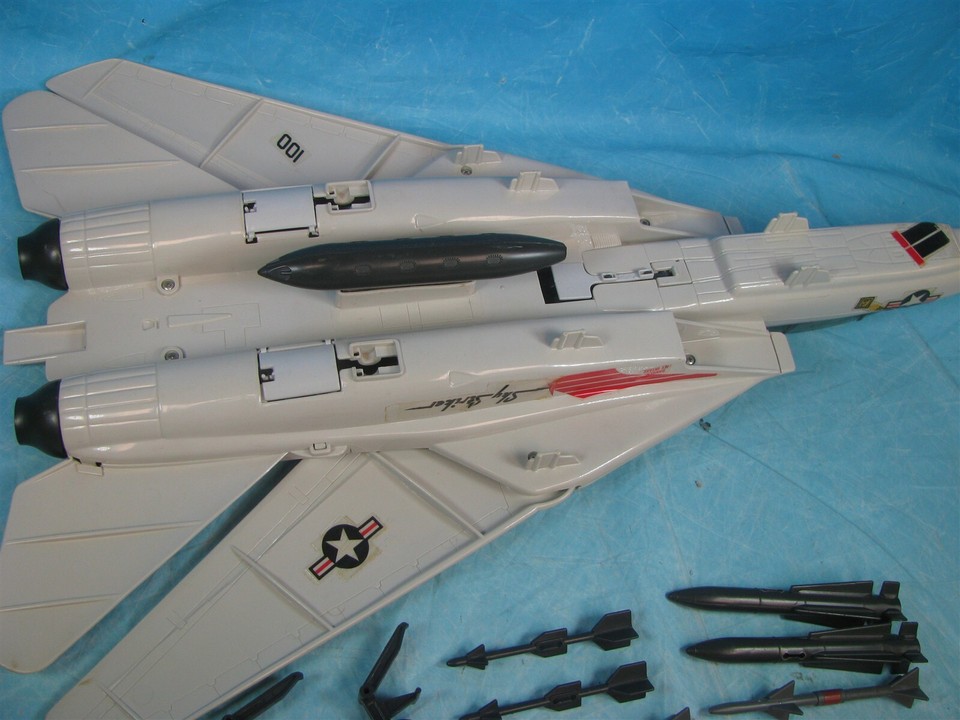 1983 GI JOE SKYSTRIKER XP-14F W/ FIGHTER PILOT ACE & FILE CARD | eBay