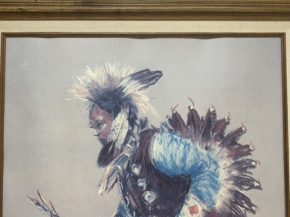 Frank Emerson Nigh Traditional Dancer Native American Print 19”x25 ...