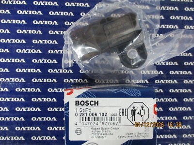 Genuine BOSCH Volvo boost pressure sensor 20524936 22320906 | eBay
