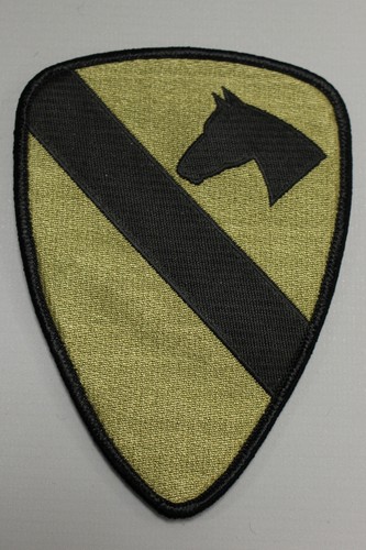 1st Cavalry Division OCP Patch, Hook & Loop Back, 8455-01-647-5743, New | eBay