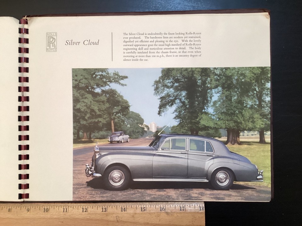 ROLLS ROYCE Silver Cloud II Car Sales Brochure | eBay