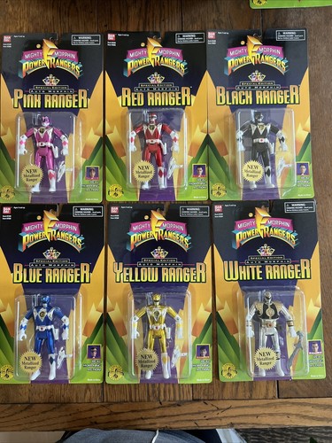 Mighty Morphin Power Rangers Special Edition Auto Morphin COMPLETE SET ...