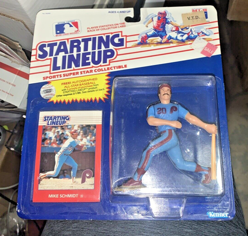 1988 Starting Lineup Mike Schmidt 1st Edition MLB HOF Collectible ...