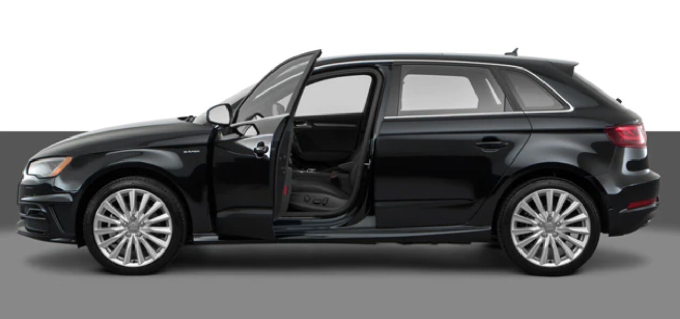 AUDI A3 or S3 5-door mk3 SPORTBACK 2013-onwards 4-pc Wind Deflectors ...
