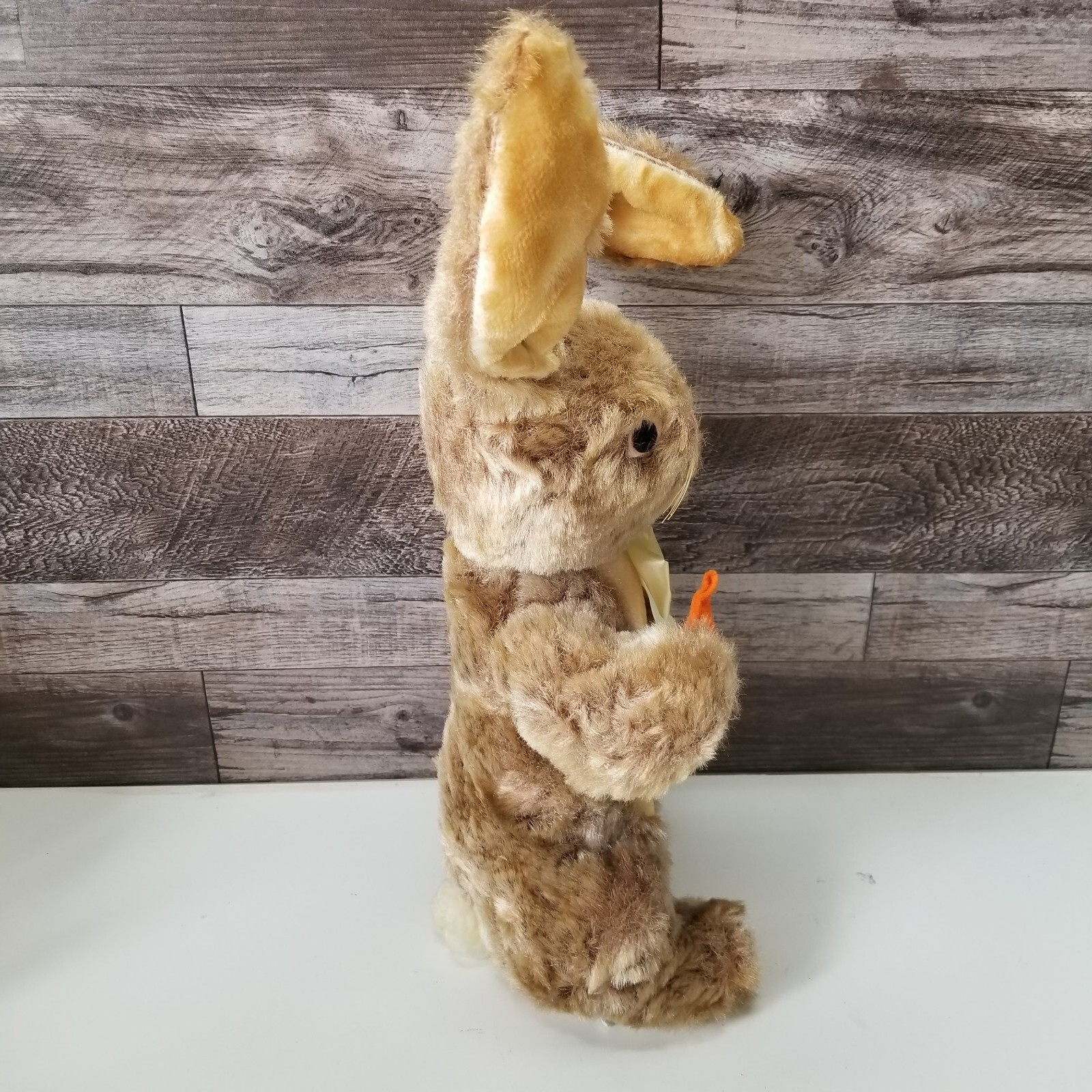 Bantam U.S TOYS 1950's Plush Stuffed Easter Bunny Rabbit Brown 22" with ...