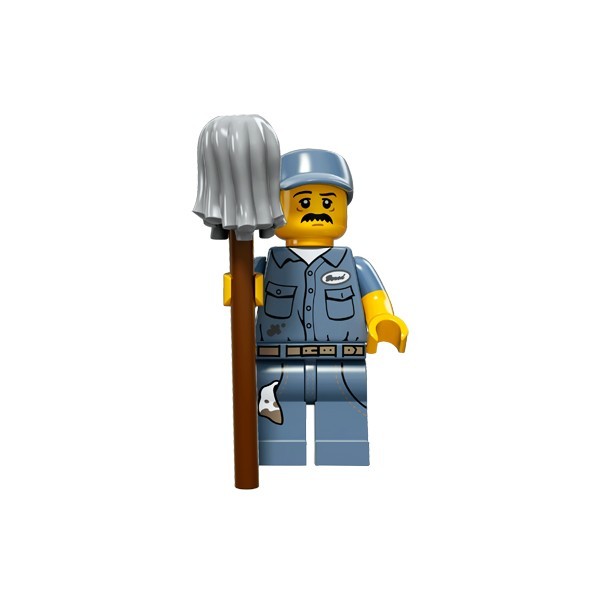 LEGO Minifigures - Minifiguren Series 15 (71011) Figure #09: Janitor | eBay