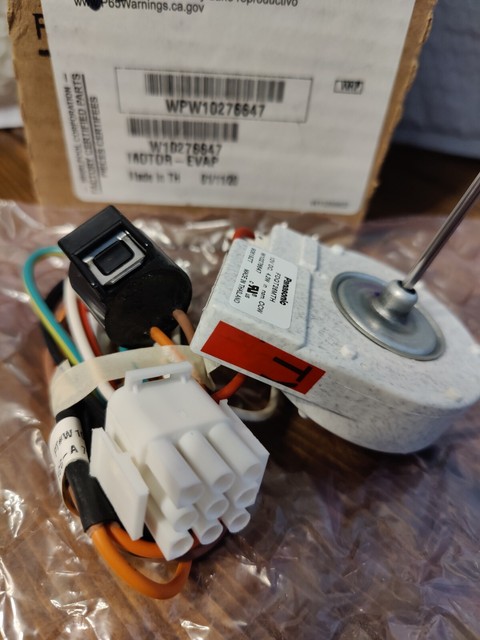 OEM Whirlpool W11334745 Refrigerator Motor-Evap 1552340 AH2377486 ...
