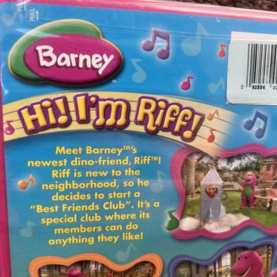 Barney Hi I’m Riff DVD 2008 New Sealed | Grelly USA
