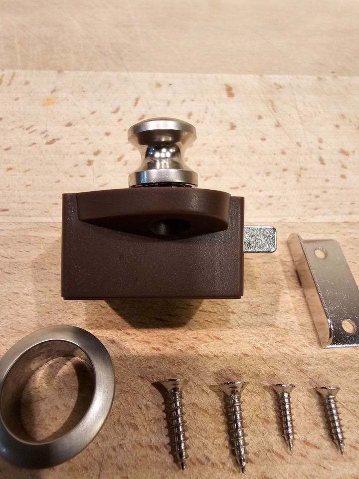 Hafele Mini Push Button Catch Lock Latch CHOOSE YOUR QUANTITY Cabinet ...