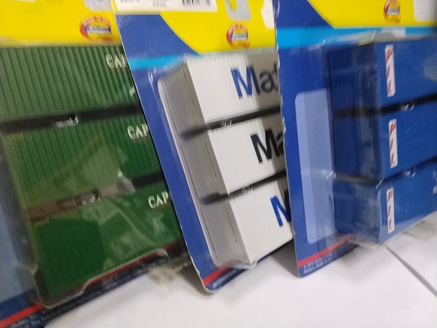 ATHEARN HO 40ft CONTAINER CAPITAL MATSON PIL X 3 PACK of 3 | eBay