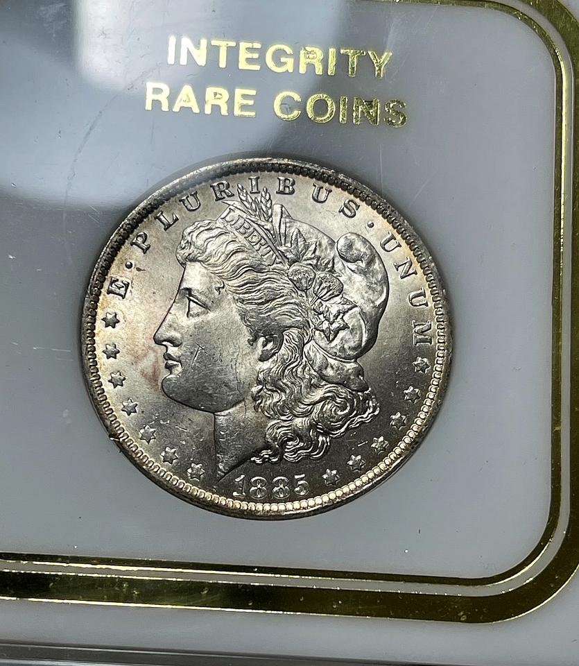1885-O Morgan Dollar - Gem BU Lustrous Proof Like Details! | eBay
