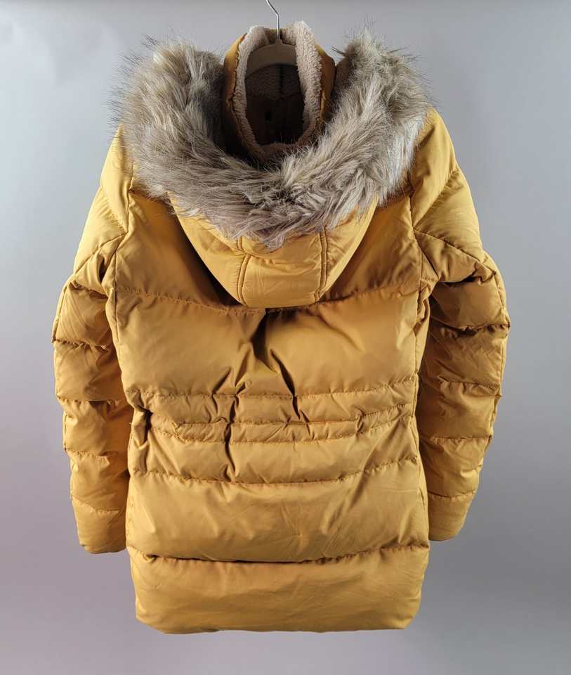 Lauren Ralph Lauren Womens Puffer Jacket Large Dark Yellow Down ...