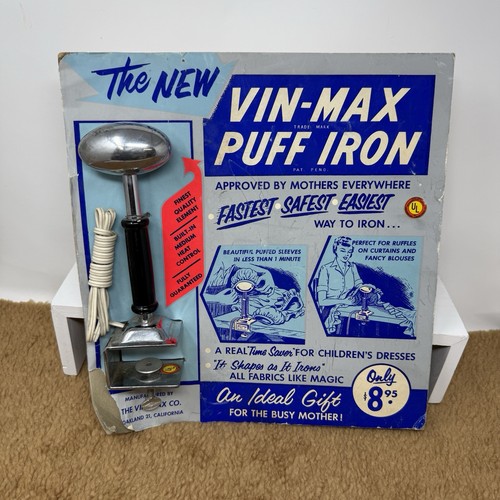 VTG Vin Max Puff Iron - Display? No Plug See Pics Read Description ...