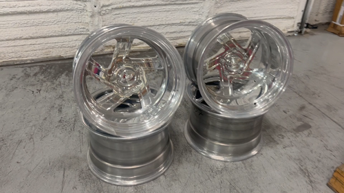 SET OF 4 Intro 17X11 ARCTIC 5x5 Bolt Pattern Custom Forged Welded ...