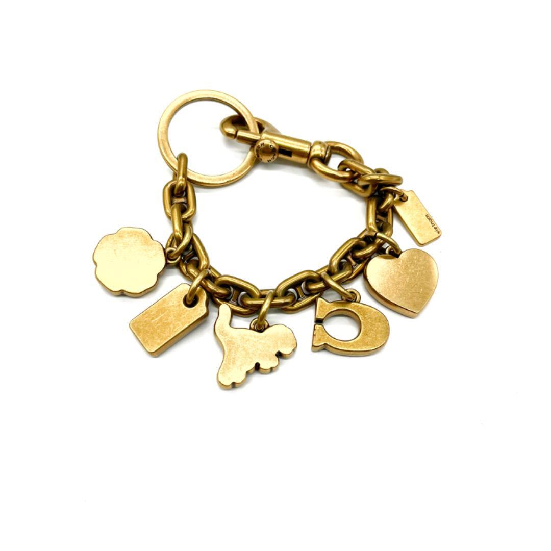 Coach REXY Logo Flower Metal Bag Charm Iconic Swag Ke… - Gem